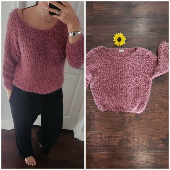 POL | Sweaters | Pol Textured Mauve Sweater | Poshmark